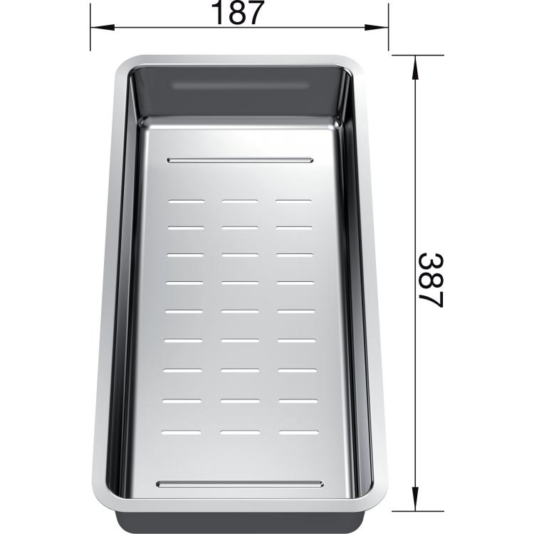 BLANCO POSUDICA inox (DIVON II) inox