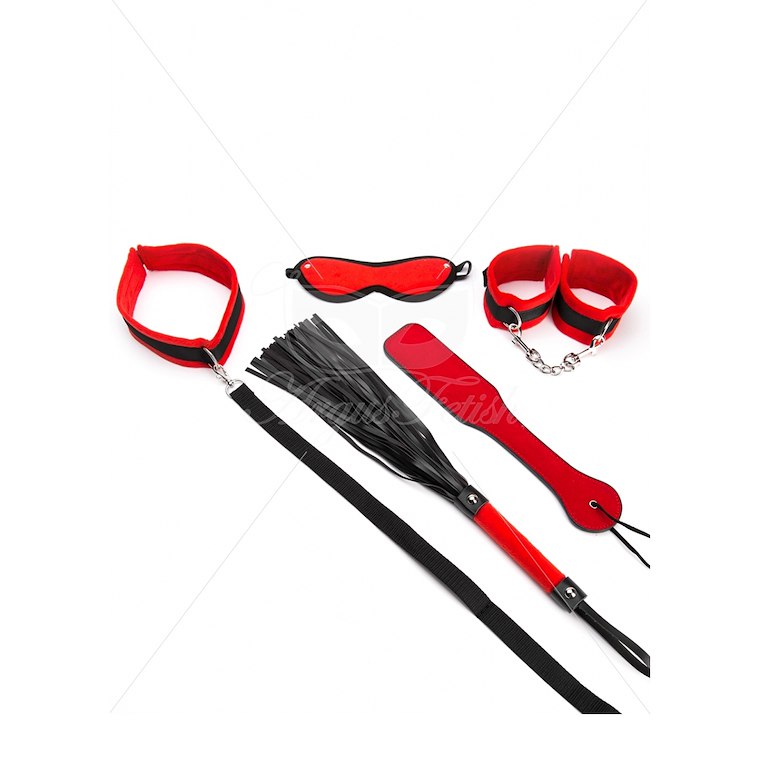 Red bondage set 1039