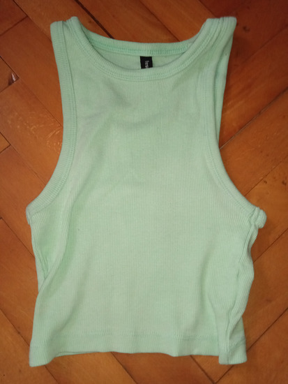 crop top mint zelena majica