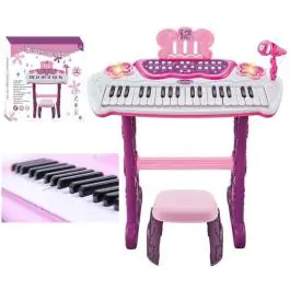 Igračka klavir za devojčice set sa stolicom