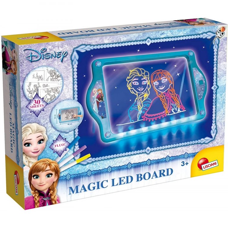 FROZEN MAGICNA LED TABLA PISI-BRISI LISCIANI