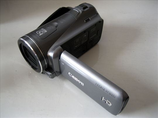 Canon Legria HF M406 plus Canon DM-100 mikrofon