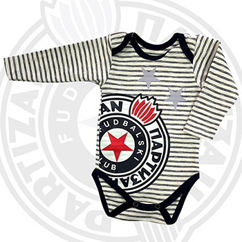 Bebi bodi sa dugim rukavima "Grb" FK Partizan 3513