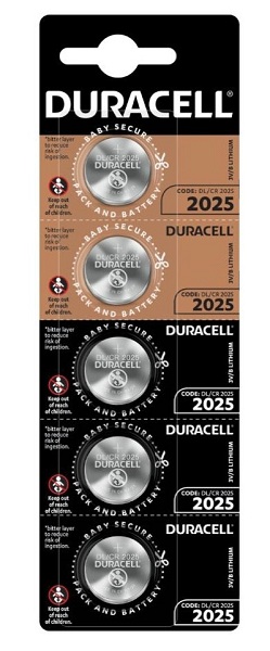 Duracell CR2025 1/5 3V LiJon