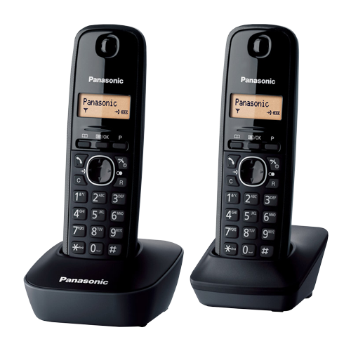 Telefon fiksni Panasonic KX-TG1612FXH sa 2 slušalice