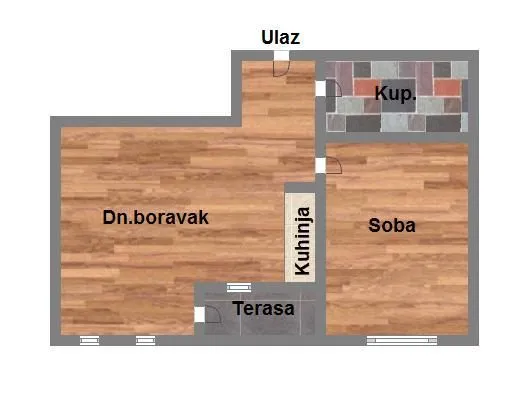 Prodaja, stan, 42m2, Podbara, Novi Sad, Novi Sad