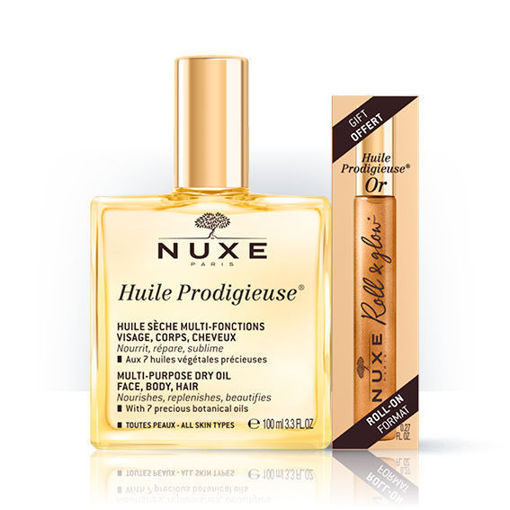 Nuxe
Huile Prodigieuse® 100 ml & GRATIS Roll-on Huile Prodigieuse OR, 8 ml