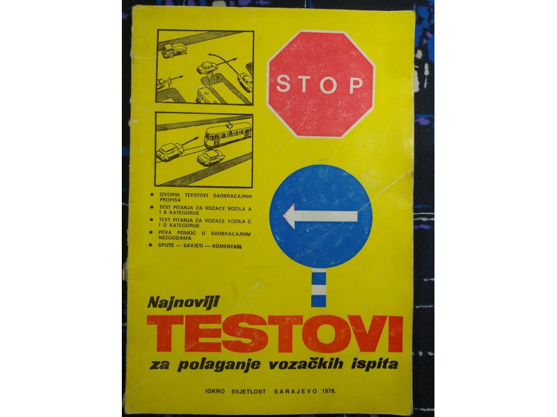 Najnoviji TESTOVI za polaganje vozackih ispita 1978