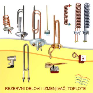 Rezervni delovi za bojlere i izmenjivači toplote