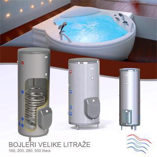 Bojleri velike litraže, od 160-500 litara