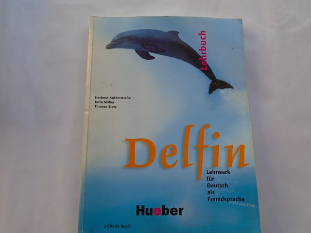 Delfin lehrbuch udžbenik, nemački , hueber, + 2cd