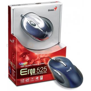 Biro oprema: Miš za PC Genius Mouse ERGO 525 laser plavi