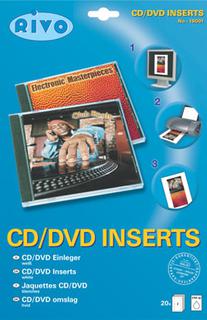 CD/DVD kartice za kutiju A4, 170, 2x20 komada