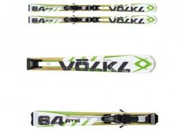 TEST SKIJE VOLKL RTM 84 + VEZ IPT WR MTN 14 white-gunmet-green 2012