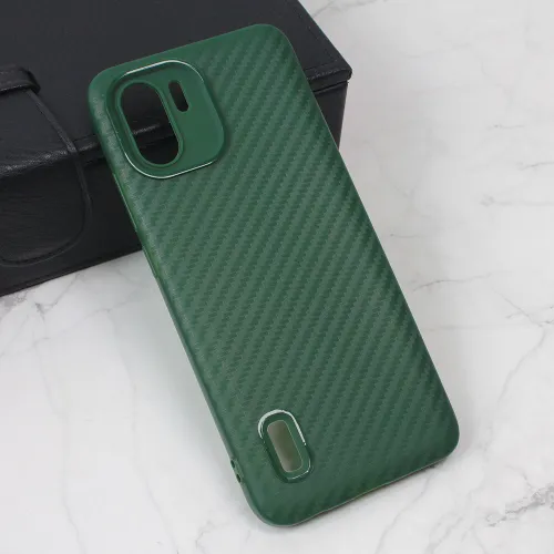 Futrola - maska Carbon Stripe za Xiaomi Redmi A2 zelena