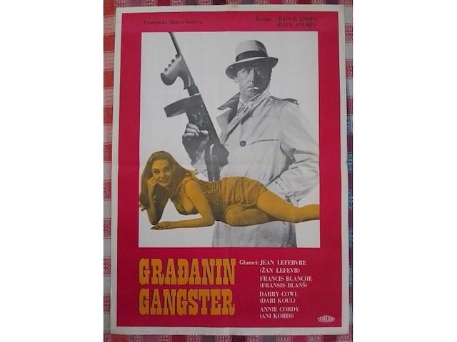 plakat GRAĐANIN GANGSTER