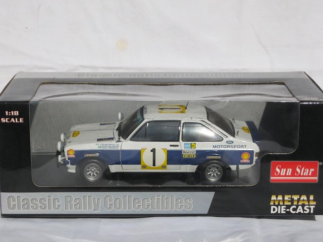 1:18 sun star ford escort RS1800 Mk.2