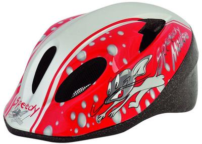 KACIGA POLISPORT DECJA SPEEDY MOUSE red-silver