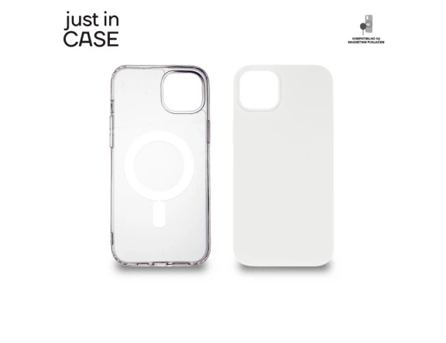 Just In Case MAGPL109WH 2u1 Extra case MAG MIX PLUS paket maski BELI za iPhone 14 Plus