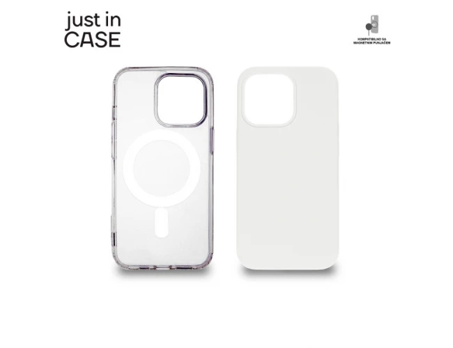Just In Case MAGPL106WH 2u1 Extra case MAG MIX PLUS paket maski BELI za iPhone 13 Pro
