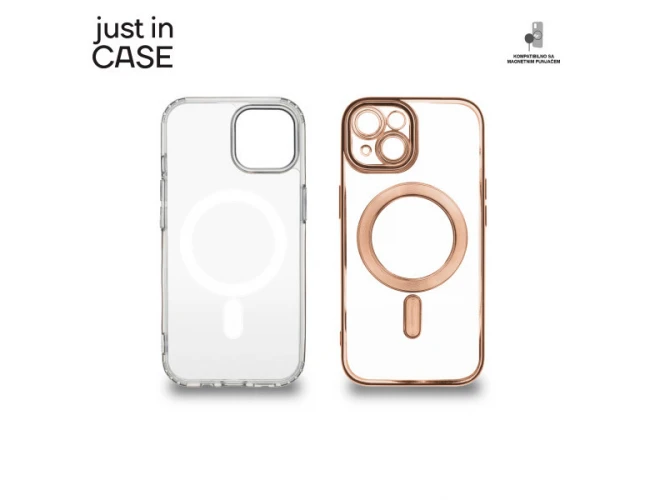 Just In Case MAG112PK 2u1 Extra case MAG MIX paket maski PINK za iPhone 15