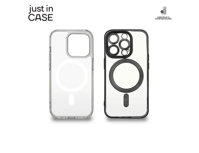 Just In Case MAG113BK 2u1 Extra case MAG MIX paket maski CRNI za iPhone 15 Pro