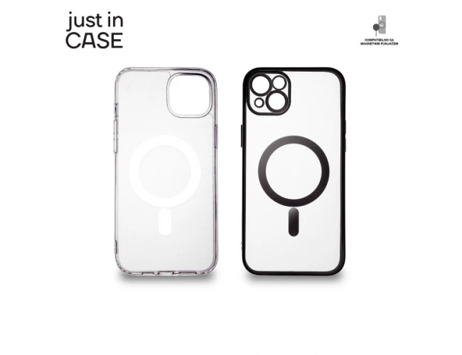 Just In Case MAG109BK 2u1 Extra case MAG MIX paket maski CRNI za iPhone 14 Plus