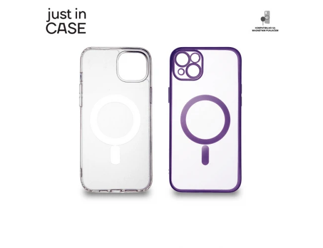 Just In Case MAG109PR 2u1 Extra case MAG MIX paket maski LjUBIČASTI za iPhone 14 Plus
