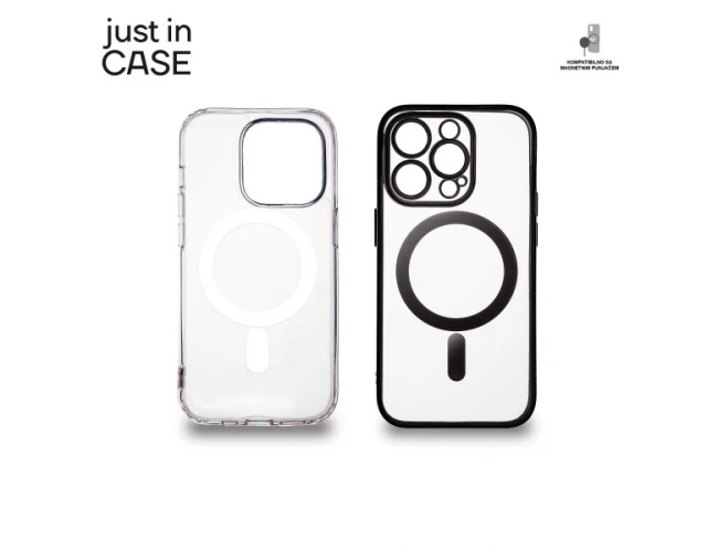 Just In Case MAG110BK 2u1 Extra case MAG MIX paket maski CRNI za iPhone 14 Pro