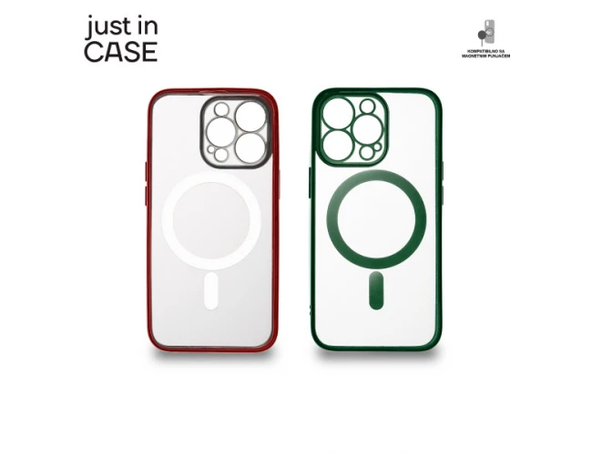 Just In Case MAG106GNRD 2u1 Extra case MAG MIX paket maski ZELENO CRVENI za iPhone 13 Pro