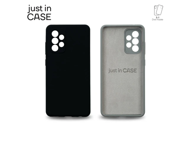 Just In Case MIXPL203BK 2u1 Extra case MIX PLUS paket maski CRNI za Galaxy A52s 5G