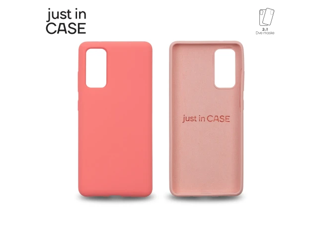 Just In Case MIXPL204PK 2u1 Extra case MIX PLUS paket maski PINK za Galaxy S20FE