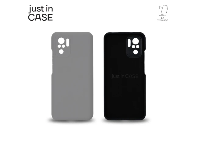 Just In Case MIXPL304BK 2u1 Extra case MIX PLUS paket maski CRNI za Redmi Note 10s