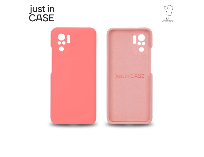 Just In Case MIXPL304PK 2u1 Extra case MIX PLUS paket maski PINK za Redmi Note 10s