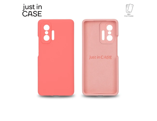 Just In Case MIXPL305PK 2u1 Extra case MIX PLUS paket maski PINK za Mi 11T/11T pro