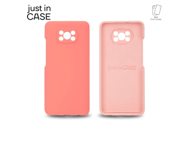 Just In Case MIXPL411PK 2u1 Extra case MIX PLUS paket maski PINK za Poco X3 Pro