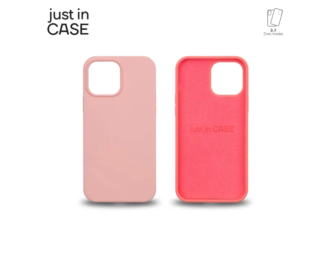 Just In Case MIXPL105PK 2u1 Extra case MIX PLUS paket maski PINK za iPhone 13 Pro Max