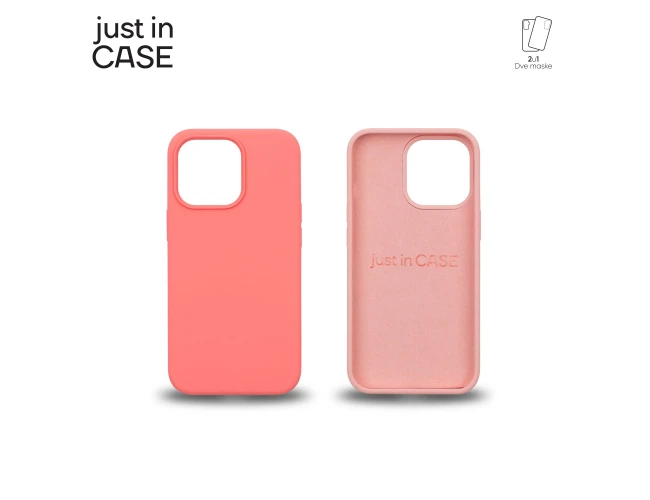 Just In Case MIXPL106PK 2u1 Extra case MIX PLUS paket maski PINK za iPhone 13 Pro