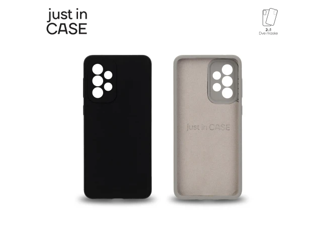 Just In Case MIXPL209BK 2u1 Extra case MIX PLUS paket maski CRNI za Galaxy A33 5G