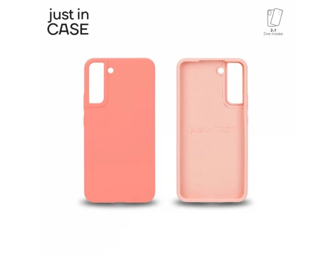 Just In Case MIXPL206PK 2u1 Extra case MIX PLUS paket maski PINK za Galaxy S22+