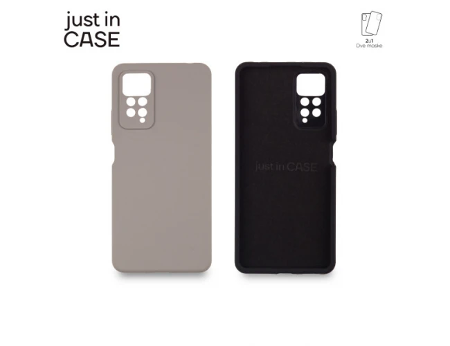 Just In Case MIXPL311BK 2u1 Extra case MIX PLUS paket maski CRNI za Redmi Note 11 pro