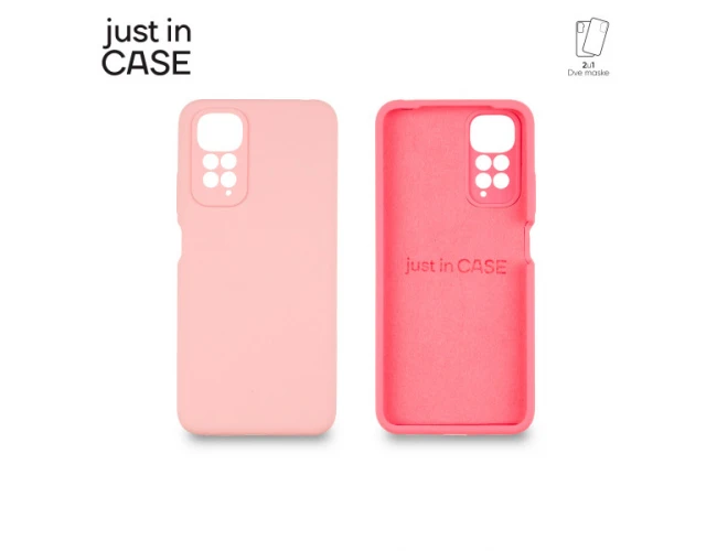 Just In Case MIXPL312PK 2u1 Extra case MIX PLUS paket maski PINK za Redmi Note 11