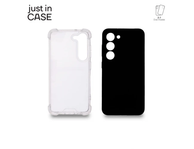 Just In Case MIX216BK 2u1 Extra case MIX paket maski CRNI za Galaxy S23