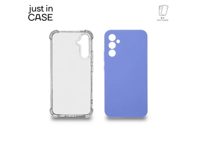 Just In Case MIX220PR 2u1 Extra case MIX paket maski maski za telefon LjUBIČASTI za Galaxy A34 5G