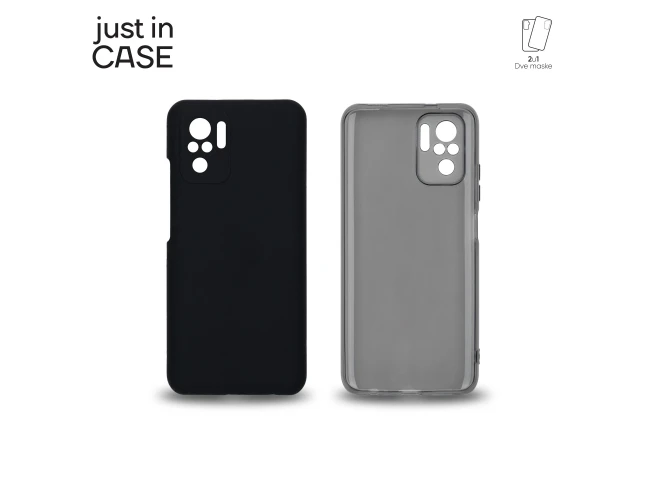 Just In Case MIX304BK 2u1 Extra case MIX paket maski CRNI za Redmi Note 10s