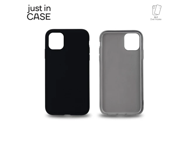 Just In Case MIX102BK 2u1 Extra case MIX paket maski CRNI za iPhone 11