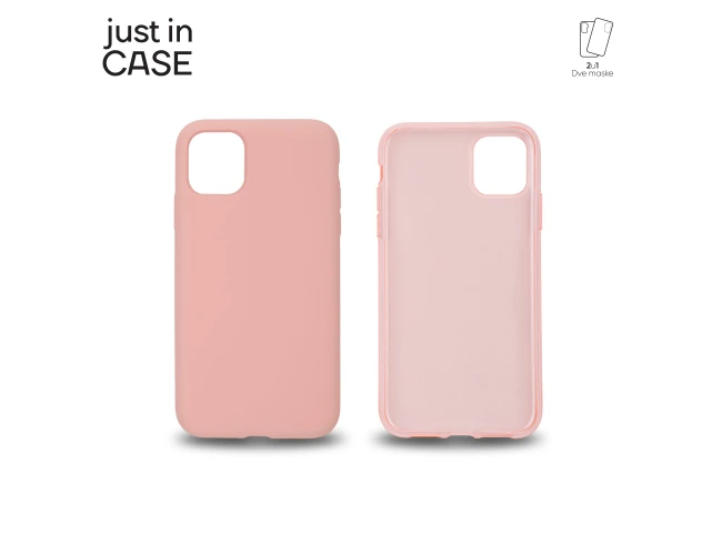 Just In Case MIX102PK 2u1 Extra case MIX paket maski PINK za iPhone 11