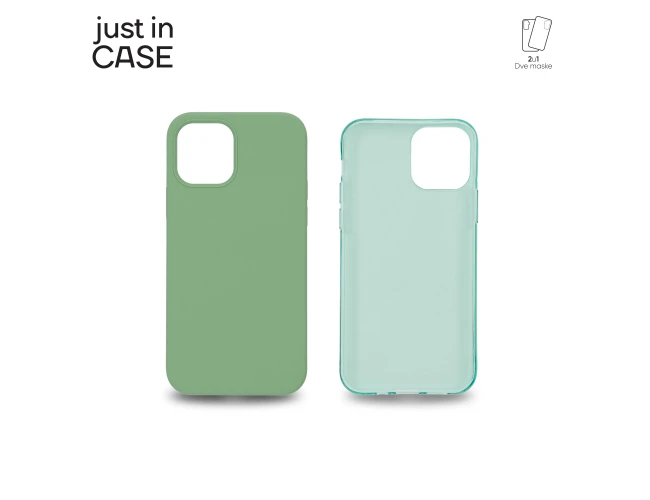 Just In Case MIX103GN 2u1 Extra case MIX paket maski ZELENI za iPhone 12