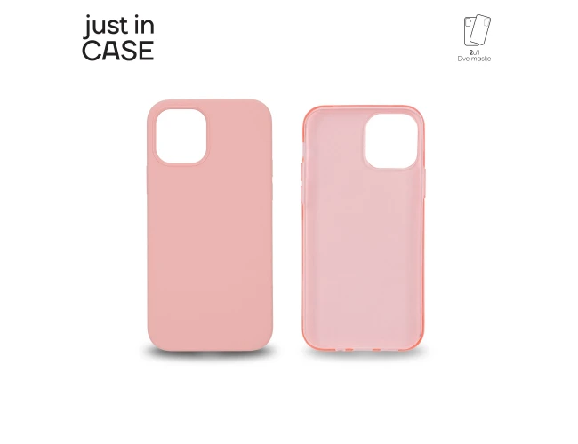 Just In Case MIX103PK 2u1 Extra case MIX paket maski PINK za iPhone 12
