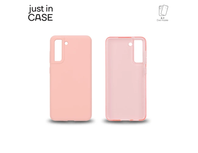 Just In Case MIX210PK 2u1 Extra case MIX paket maski PINK za Galaxy S21FE